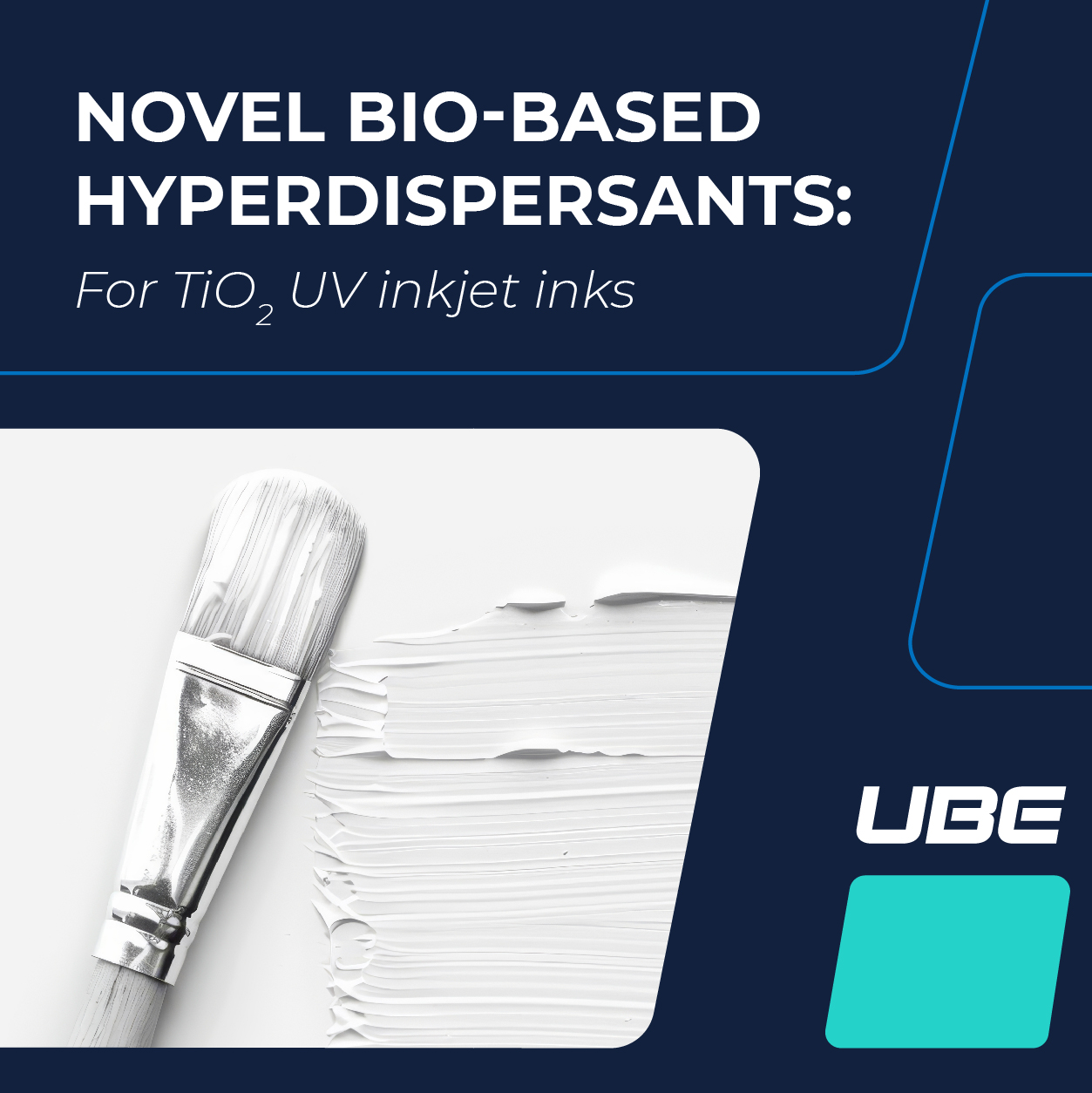 UBEDISP® bio-based hyperdispersants for TiO2 UV inkjet inks